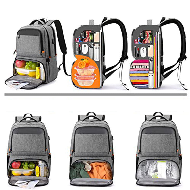 Lunch Backpack, Insulated Cooler Backpack Lunch Box for Men Women with ...