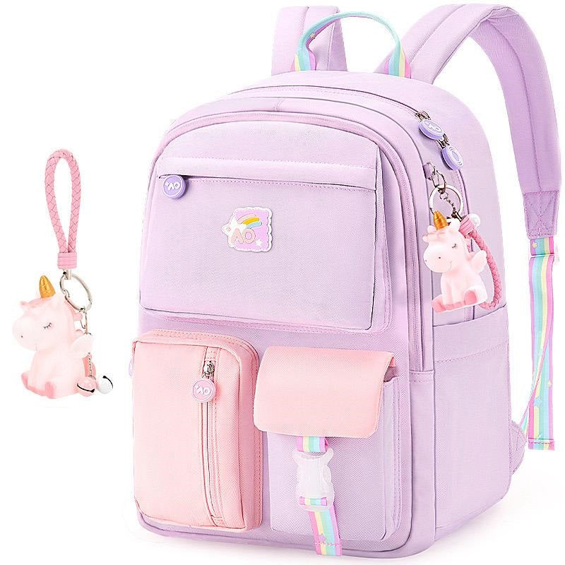 Purple School back pack For Women 4224 - Galaxy Bags