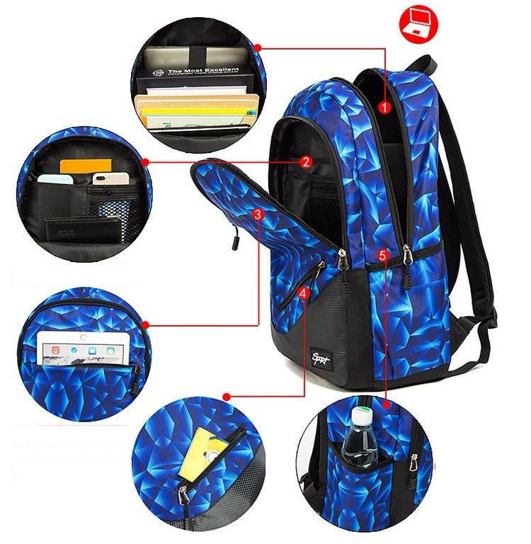 Blue School back pack For Women 4228 – Galaxy Bags